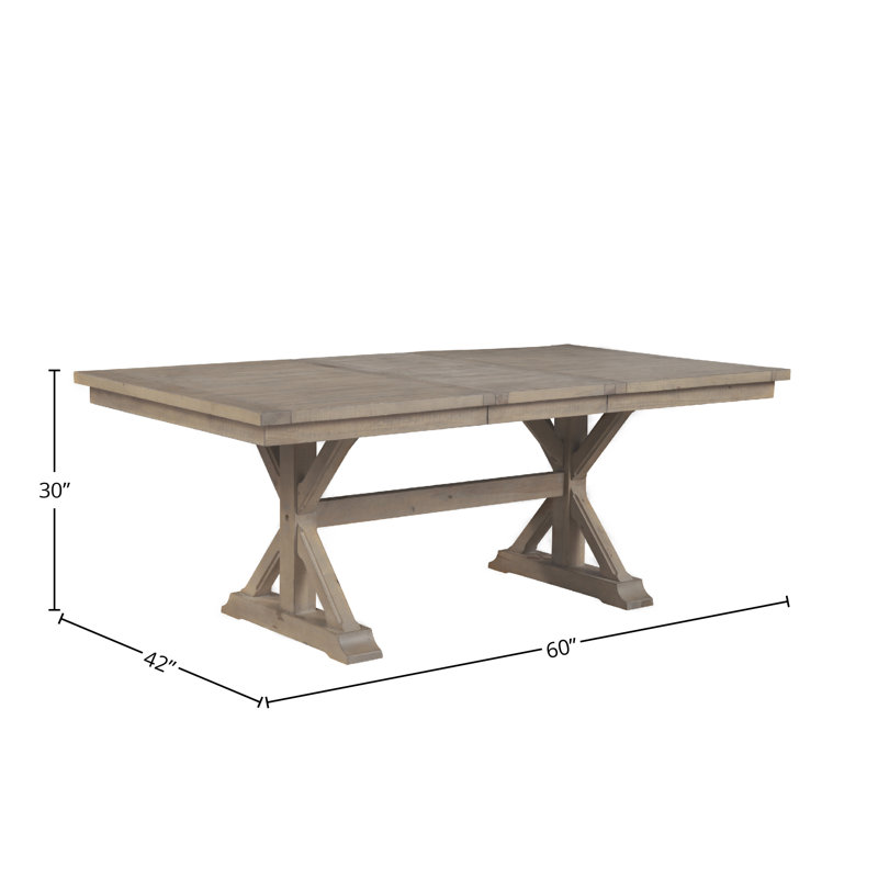 Extendable pine solid wood dining table store